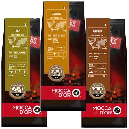 3x250gr Mocca d'Or Italian moods - Coffee & Tasty
